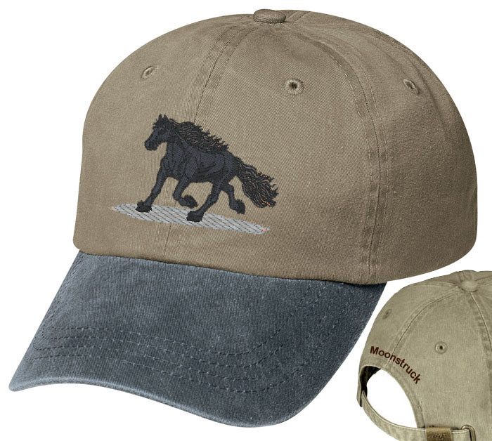 Personalized Friesian Horse Cap