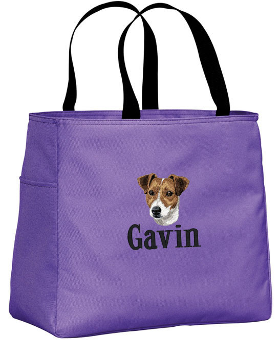 Personalized Jack Russell Tote Bag