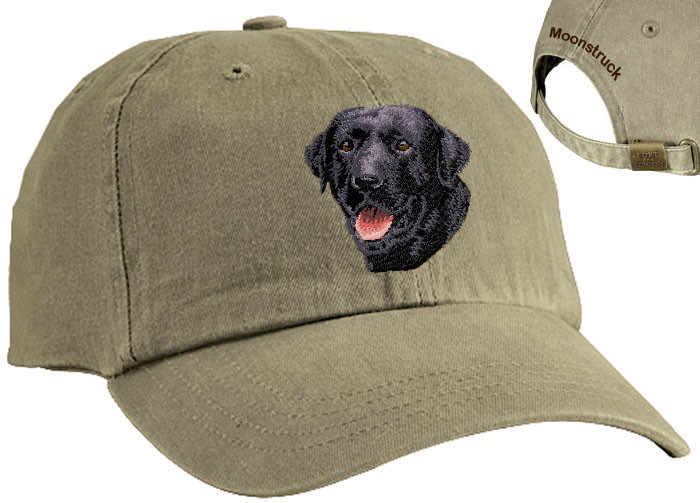 Personalized Black Labrador Retriever Cap