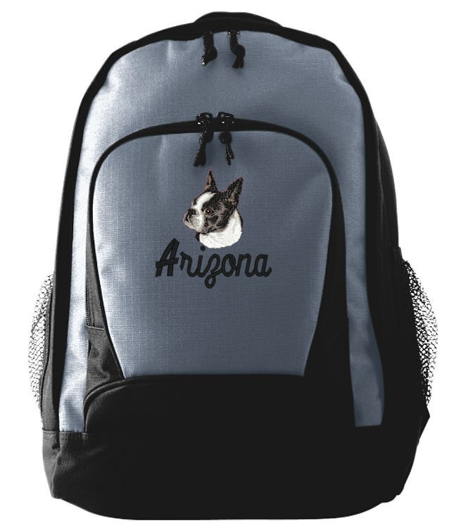 Personalized Boston Terrier Backpack