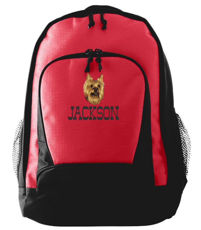 Personalized Boston Terrier Backpack