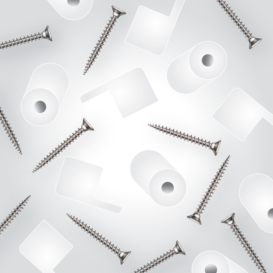 Nylon Fixing Clips (Secondary Glazing) - Pack of 12 - The Plastic People
