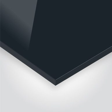 Coloured Perspex® Sheets - Black 962 - Cut to Size - The Plastic People