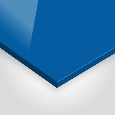 Coloured Perspex® Sheets - Primary Blue 750 - Cut to Size - The Plastic ...