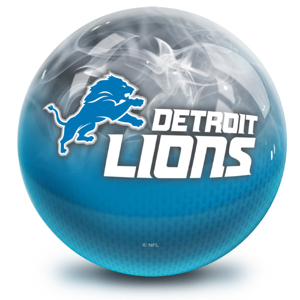 OTB NFL bowling ball - DETROIT LIONS ON FIRE