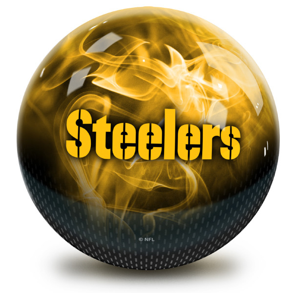 OTB NFL bowling ball - PITTSBURGH STEELERS ON FIRE