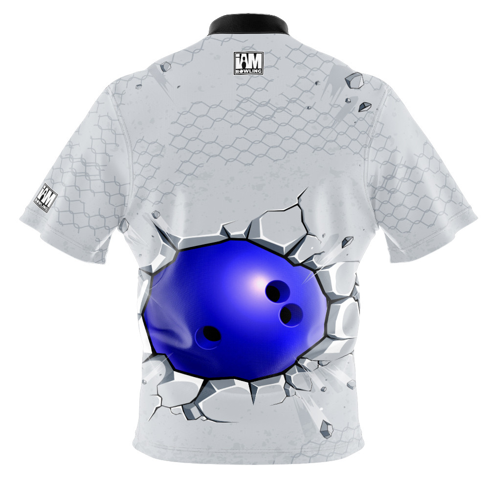 Signature - Strike Through Gray Bowling Jersey