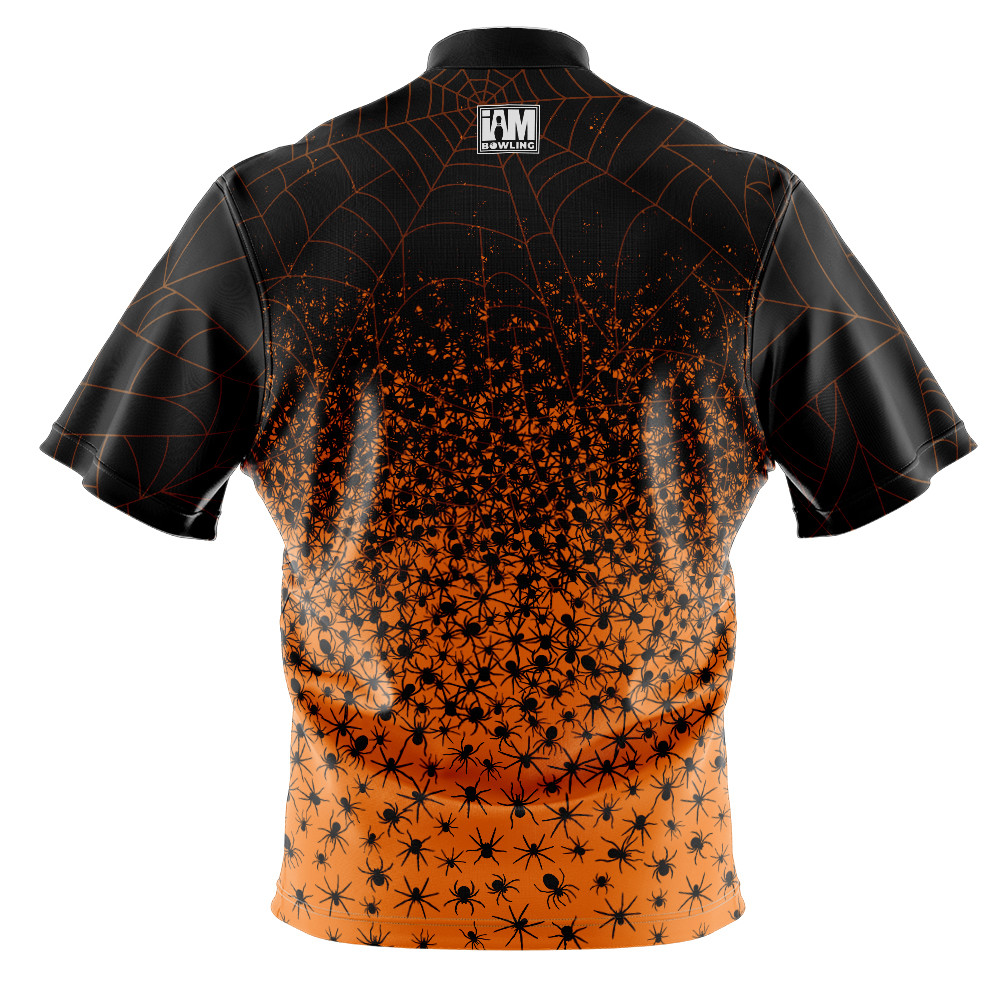 Build Your Own - Black & Orange Spiders - Bowling Jersey