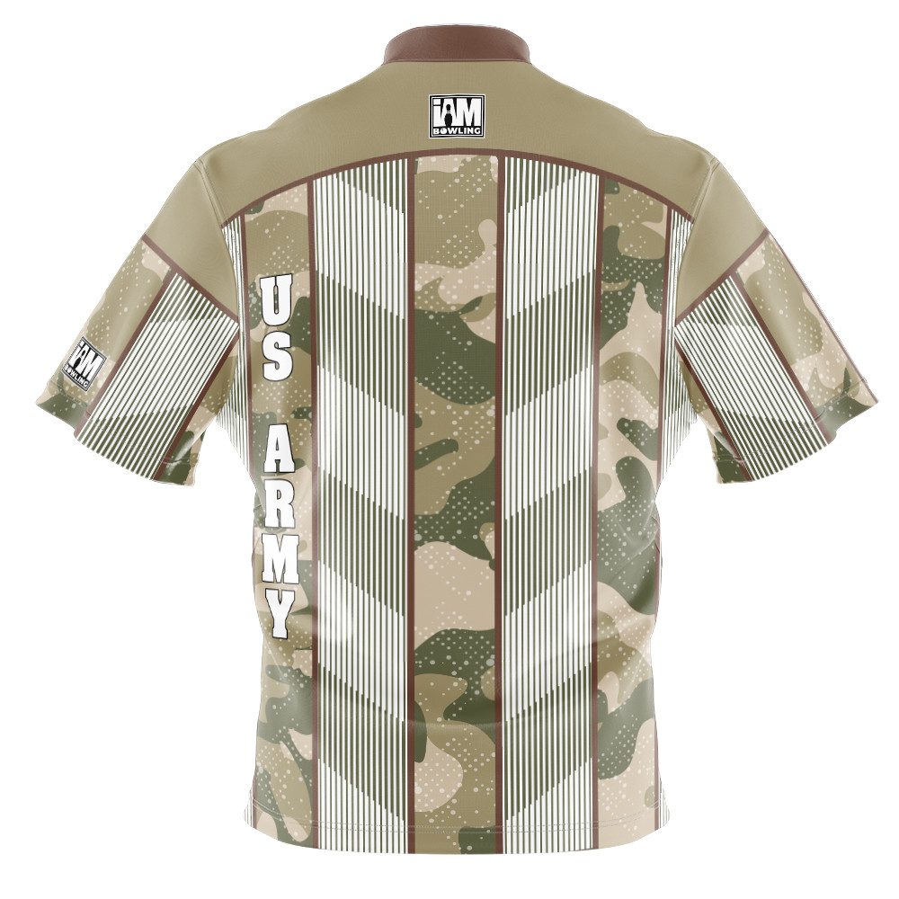 Express - Striped Army Camo (ARMY) Bowling Jersey