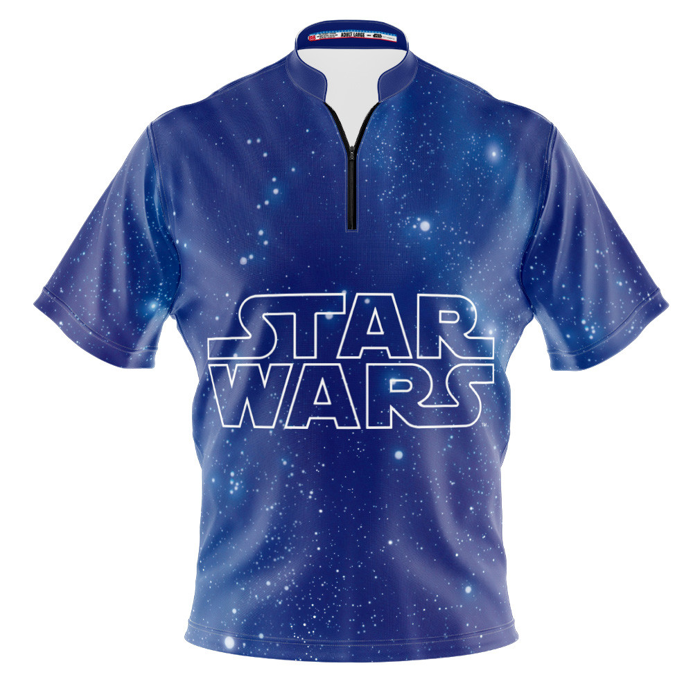 Signature Star Wars™ Logo Blue Background Bowling Jersey