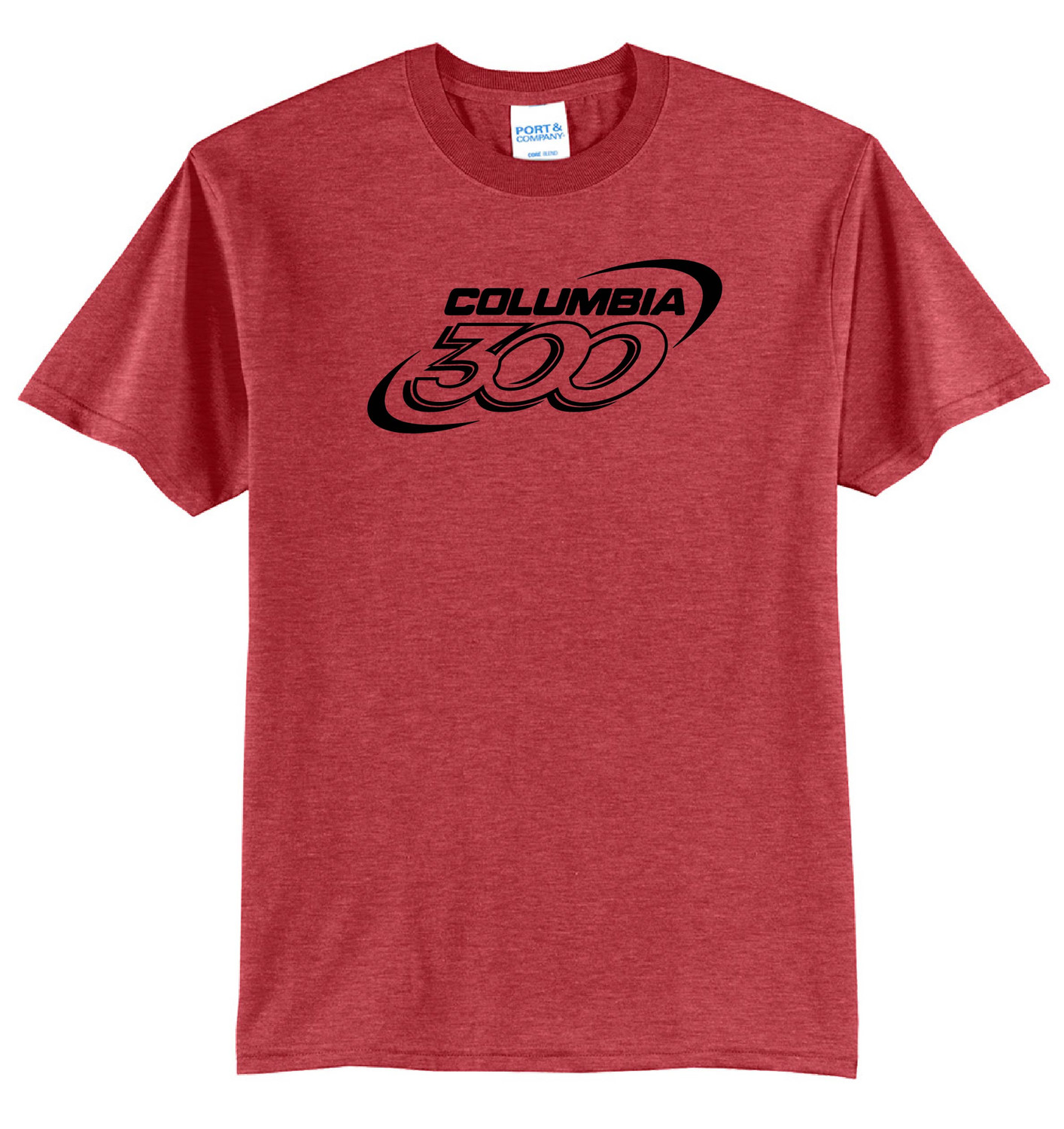 Black Columbia 300 Logo Tee - 27 colors