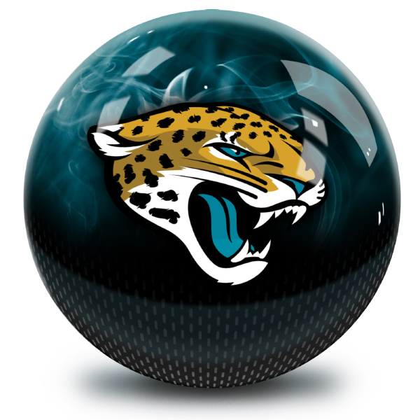 OTB NFL bowling ball - JACKSONVILLE JAGUARS ON FIRE