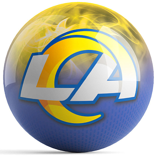 OTB NFL bowling ball - LA RAMS ON FIRE
