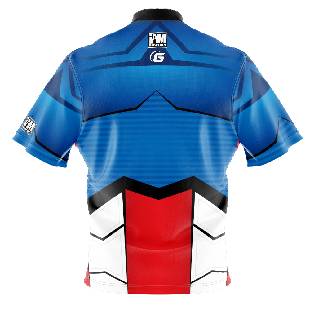 READY-2-SHIP 900 Global Star-Spangled Hero Bowling Jersey - SASH COLLAR