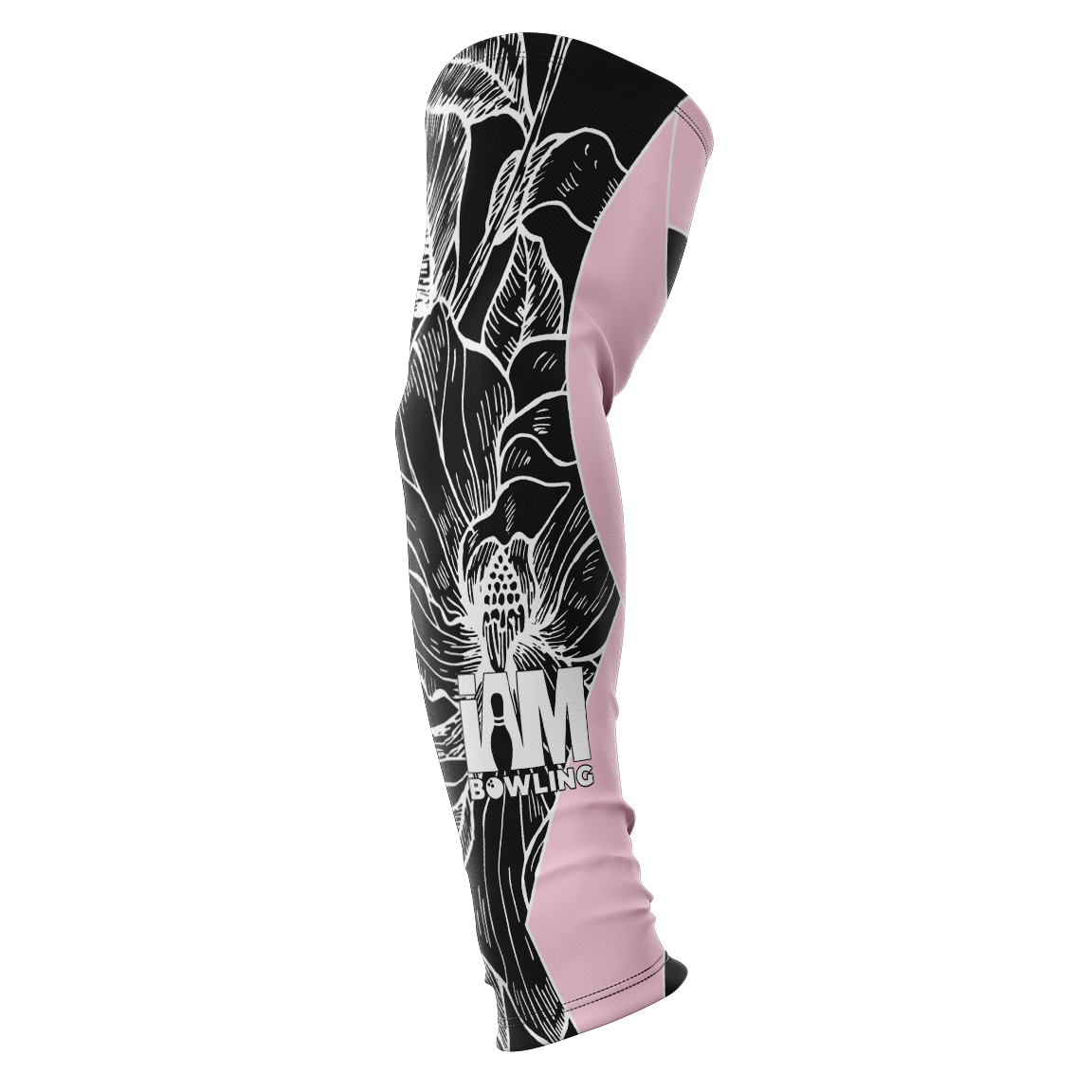 Black Floral Ribbon Arm Sleeve