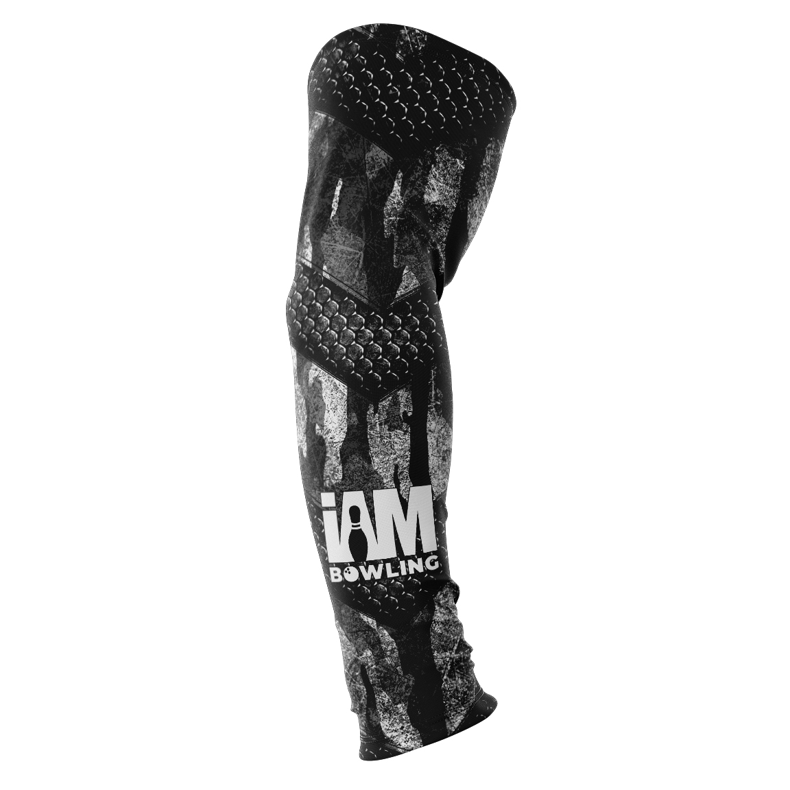 Gray Hex Camouflage Arm Sleeve