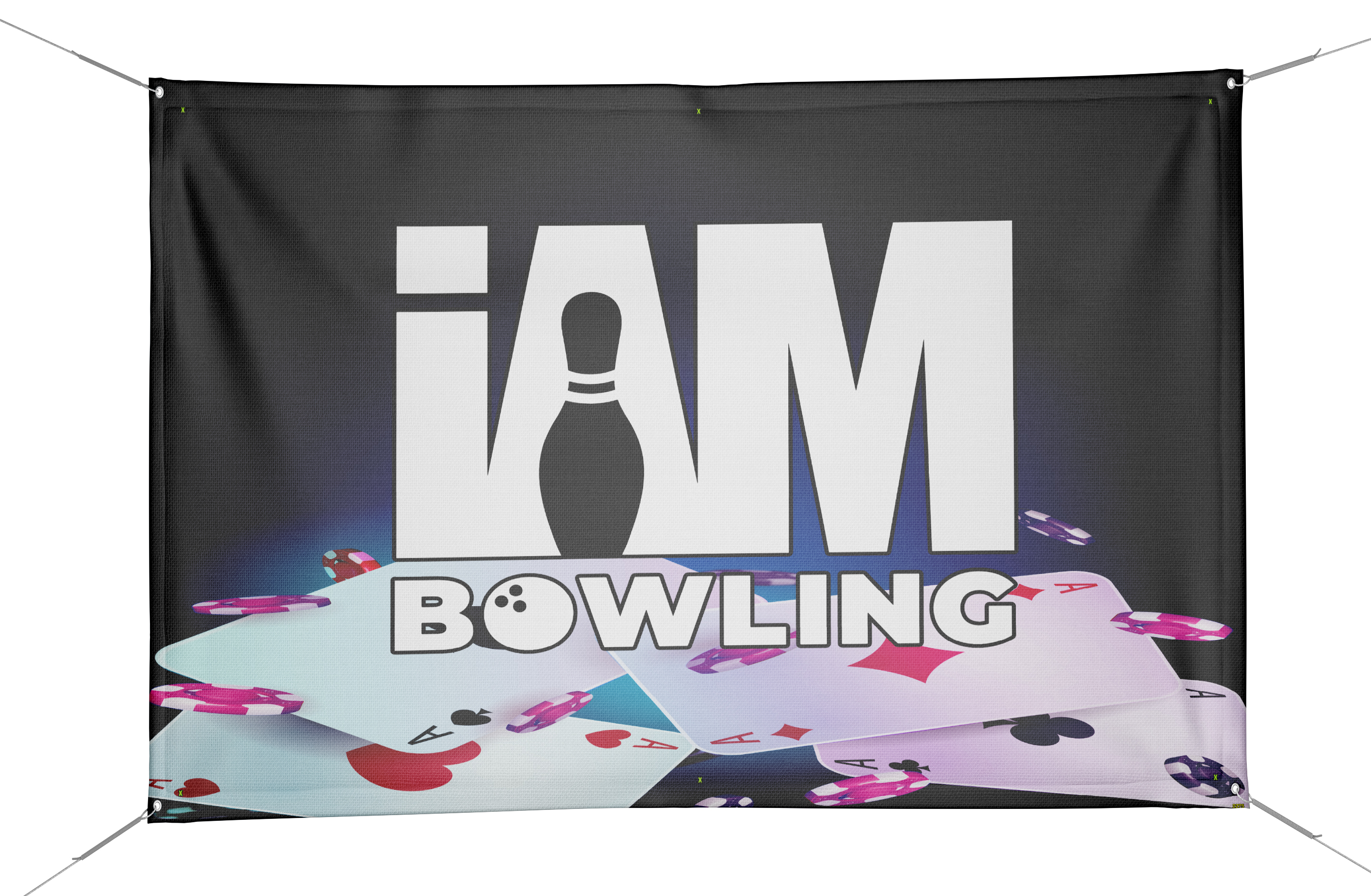 I AM Bowling DS Bowling Banner -Flying Aces-IAB