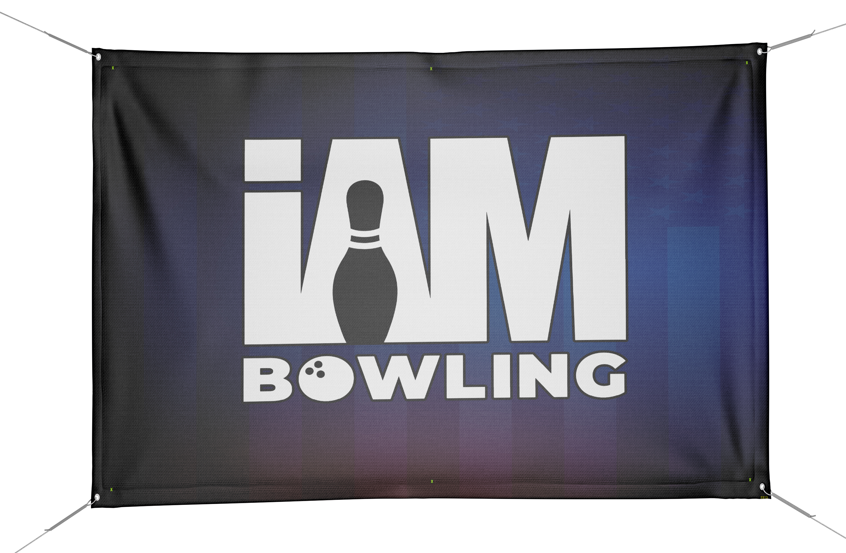 I AM Bowling DS Bowling Banner -Freedom Gradient-IAB