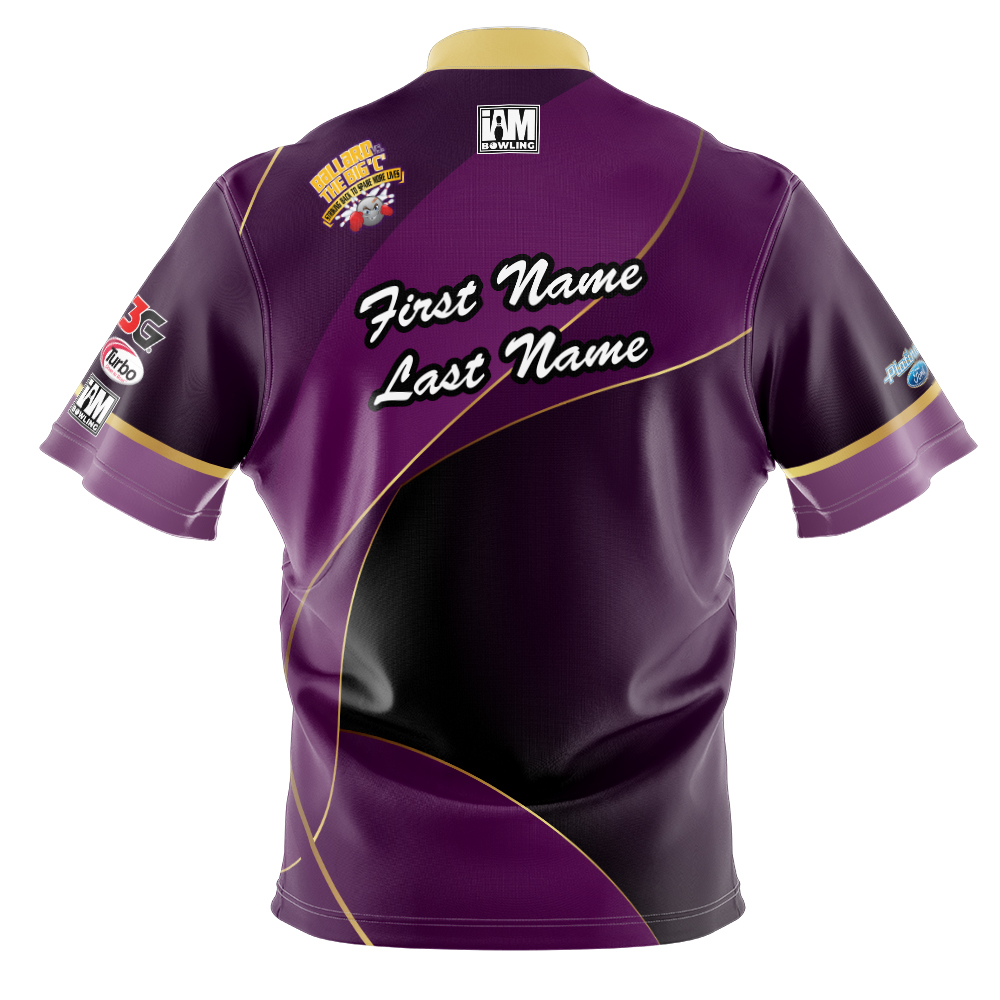 Signature 2025 BVBC Purple Cascade Bowling Jersey