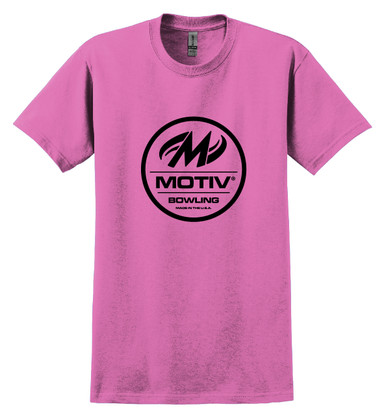 MOTIV Pink Tees - Black Logo