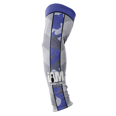 I AM Bowling Arm Sleeve -Striped Navy Camo