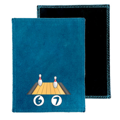 6 7 Bowling Logo Shammy - 8 colors
