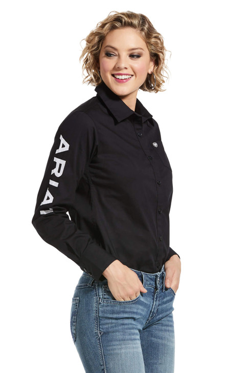 Ariat Womens Team Kirby Stretch Long Sleeve Shirt Jacket 10033034