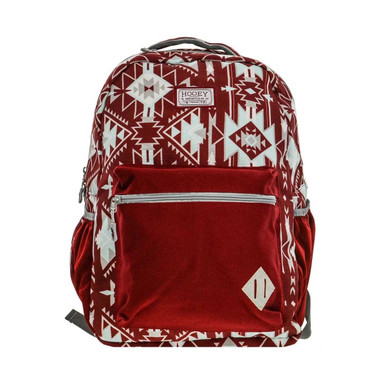 Hooey Unisex Recess Aztec & Burgundy Backpack