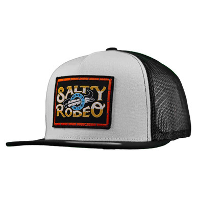Salty Rodeo Unisex Quill Grey Mesh Back Snapback Hats