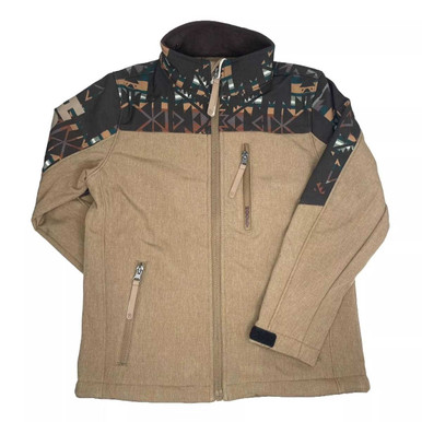 Hooey Men's Softshell Aztec Tan Jacket