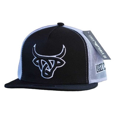 Lost Calf Unisex Zika Flat Black Mesh Back Snapback Hats