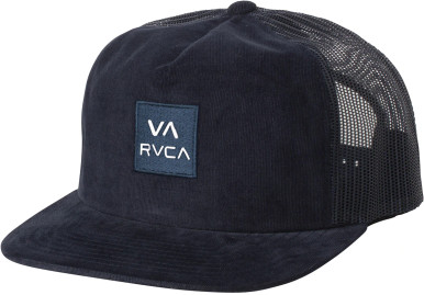 Rvca Men's All The Way Trucker Mesh Back Snap Back Patch Cap Hats ...