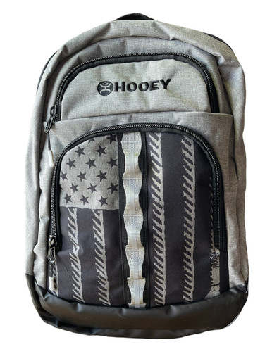 Hooey Unisex Ox Hooey Grey & Black Backpack