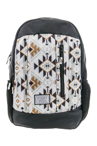 Hooey Unisex Rockstar White & Black Backpack - BP052WHBK