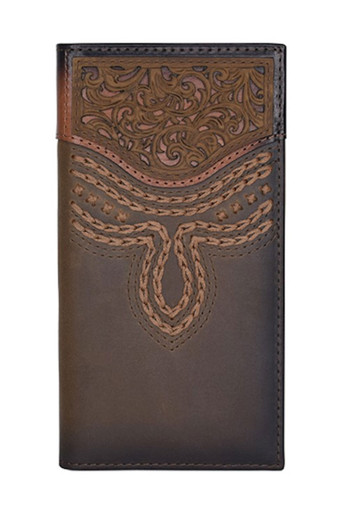 Justin Wallets Men's Rodeo Russet Inlay Money Clip - 23205767W5