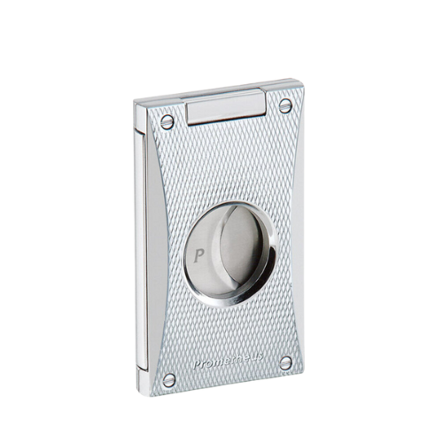 PROMETHEUS Cutter H Chrome Barley Design - The Cigar Pairing Parlor LLC