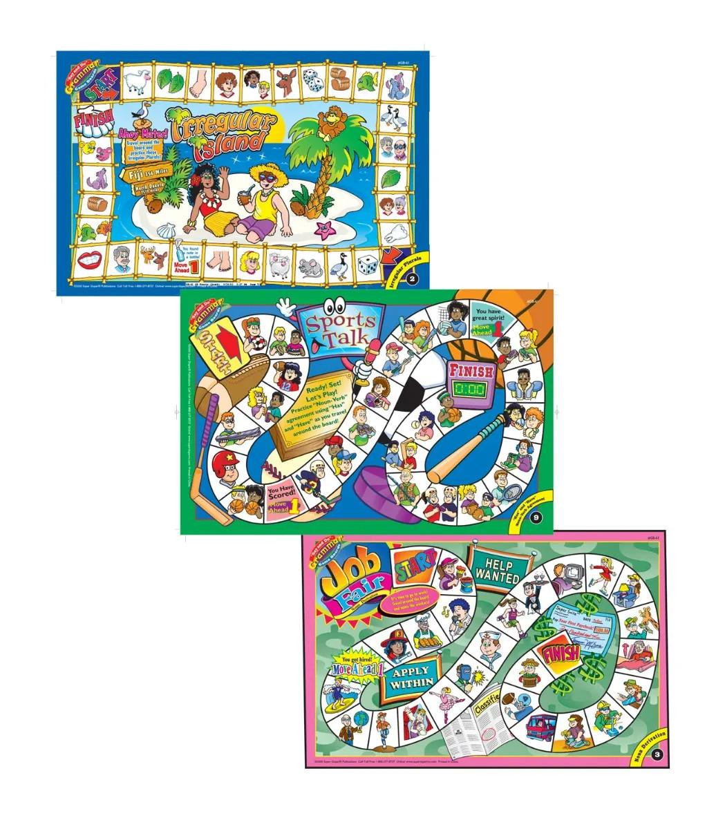 Say & Do Grammar Game Boards | Fun Stuff Language Game