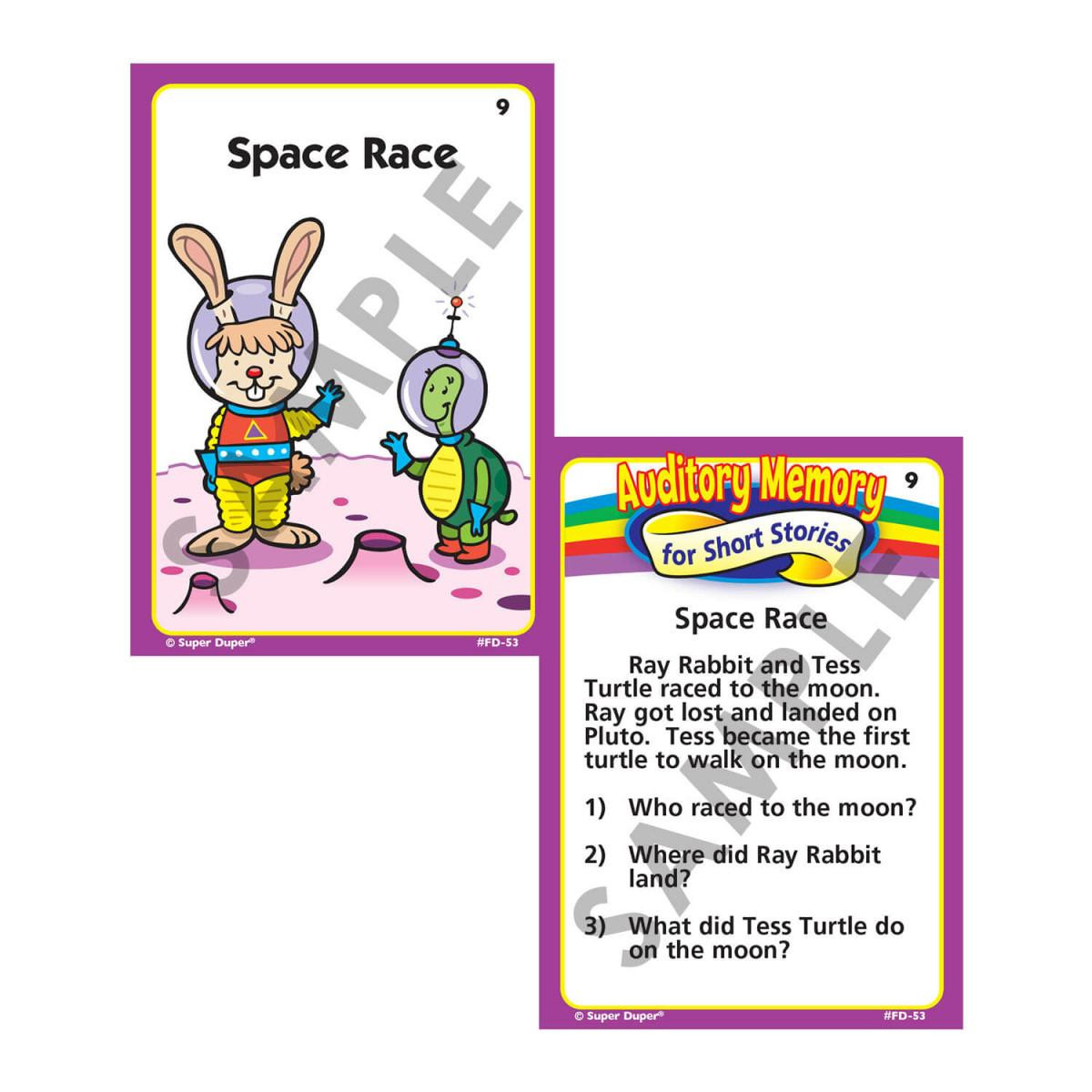 Auditory Memory for Short Stories Fun Deck - Fun Stuff Educational ...