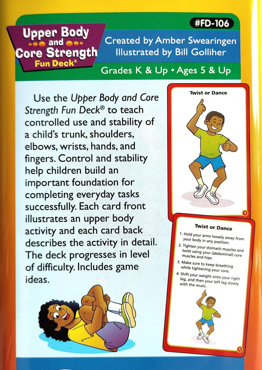 Upper Body and Core Strength Fun Deck - Fun Stuff Educational ...