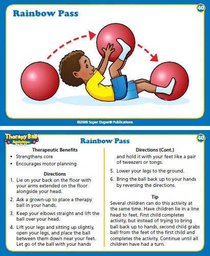 Therapy Ball Activities Fun Deck - Fun Stuff Educational & Therapeutic ...