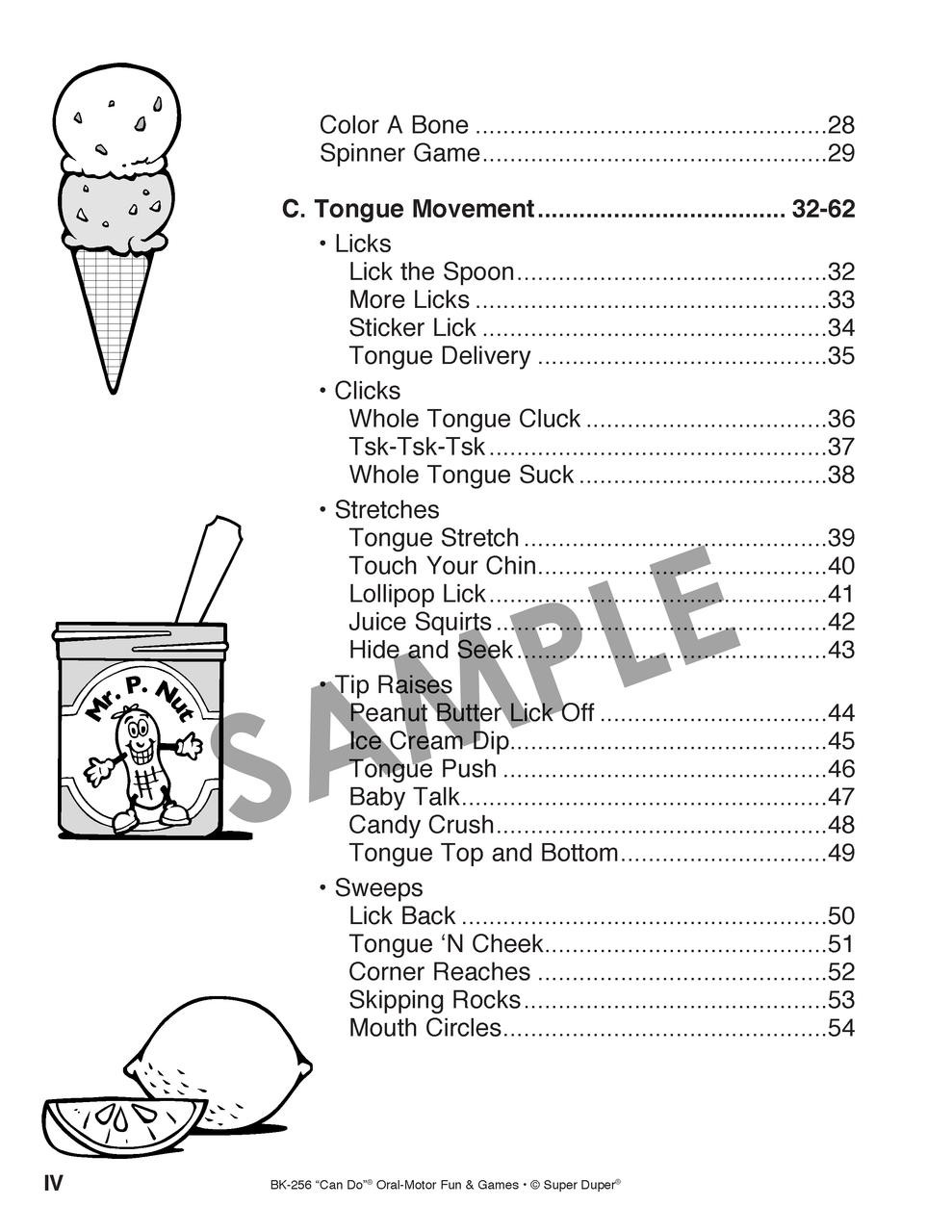 "Can Do" Oral-Motor Fun and Games Fun Sheets & Cards