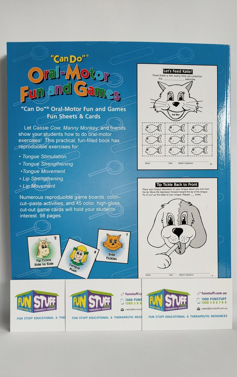 "Can Do" Oral-Motor Fun and Games Fun Sheets & Cards