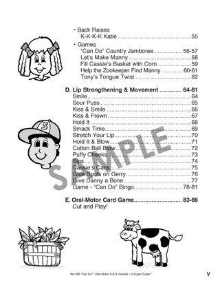 "Can Do" Oral-Motor Fun and Games Fun Sheets & Cards