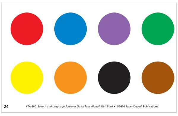 Speech and Language Screener Quick Take Along - Fun Stuff Educational ...