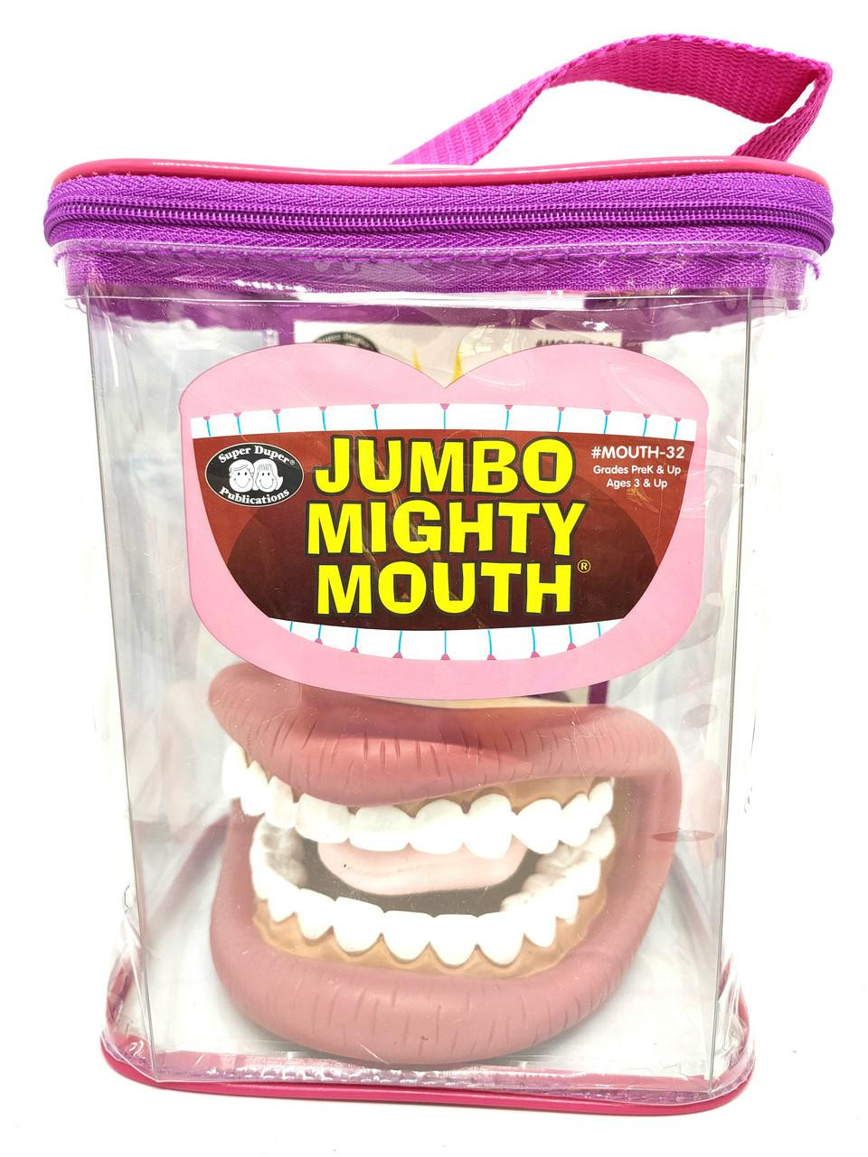 Jumbo Mighty Mouth Hand Puppet (with teaching instructions & brush ...
