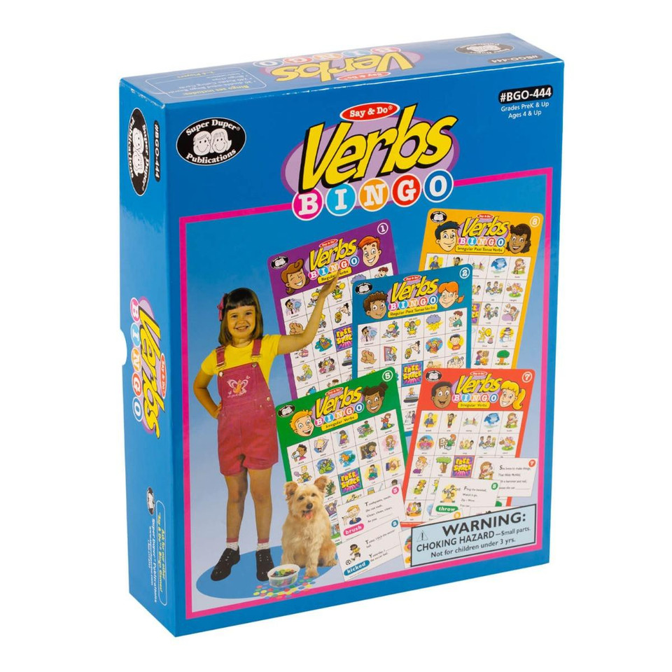 Say & Do Verbs Bingo - Fun Stuff Educational & Therapeutic Resources