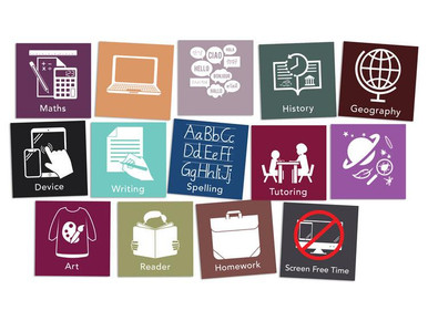 Homework - Chart ADD ON SET - Fun Stuff Educational & Therapeutic Resources