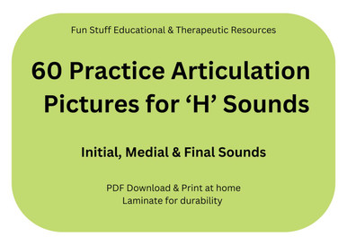 60 Practice Articulation Pictures for 'H' Sounds - Download - Fun Stuff ...