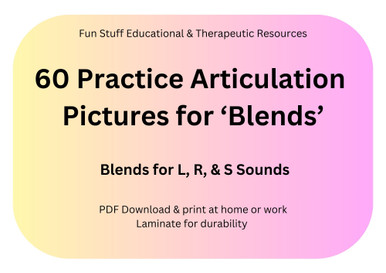 60 Practice Articulation Pictures for 'L, R & S' Blends - Download ...