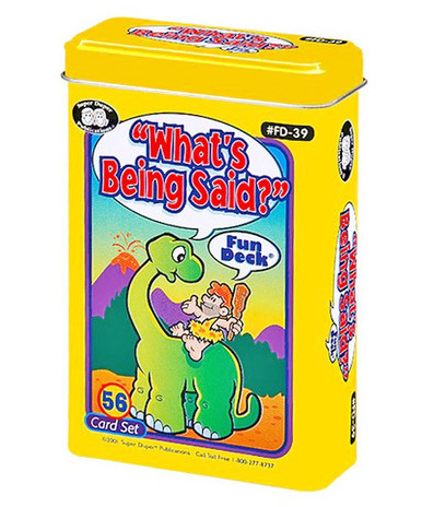 What's Being Said? Fun Deck - Fun Stuff Educational & Therapeutic Resources